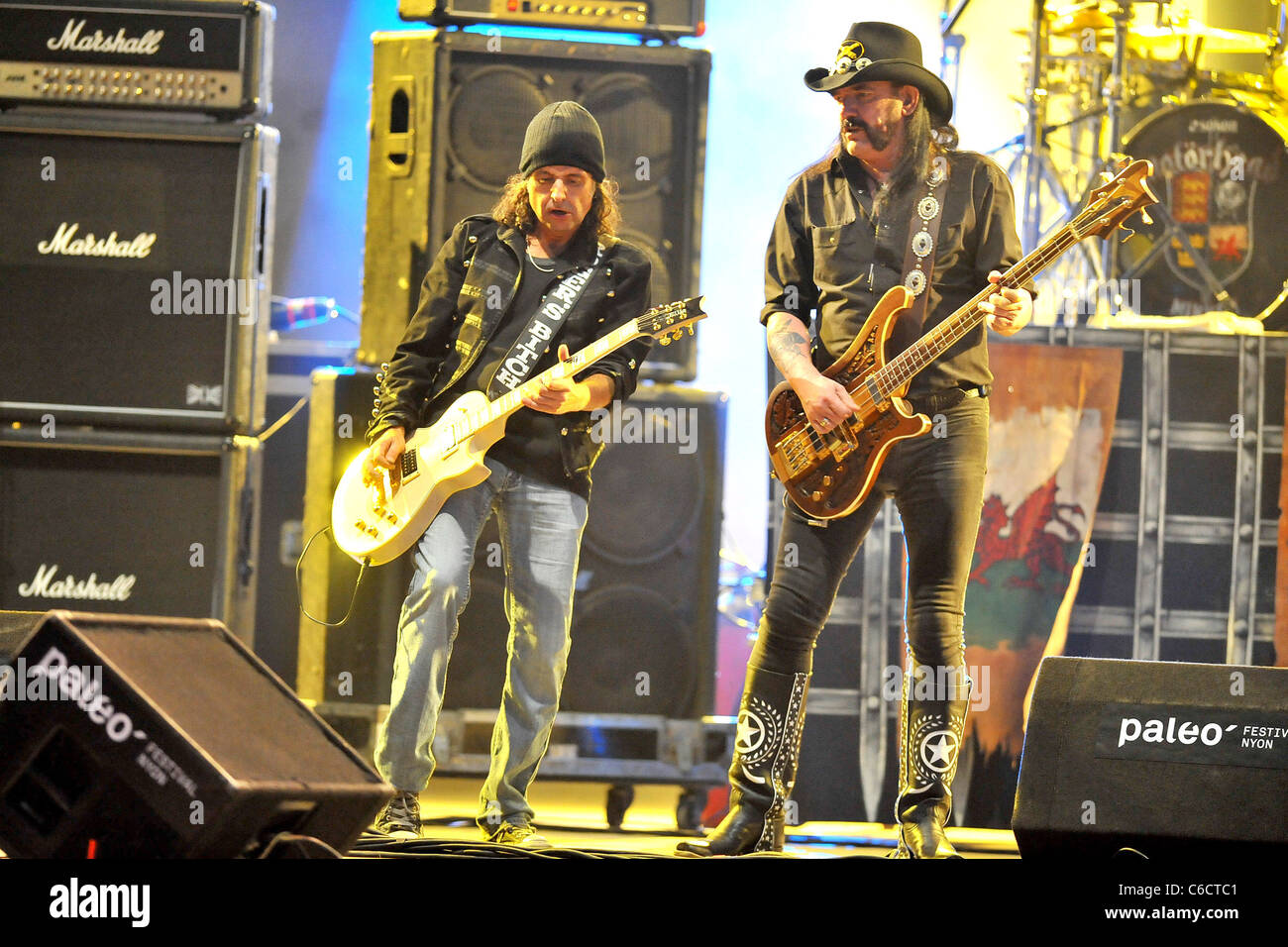 British rock band Motorhead performing live in concert at the Paleo ...