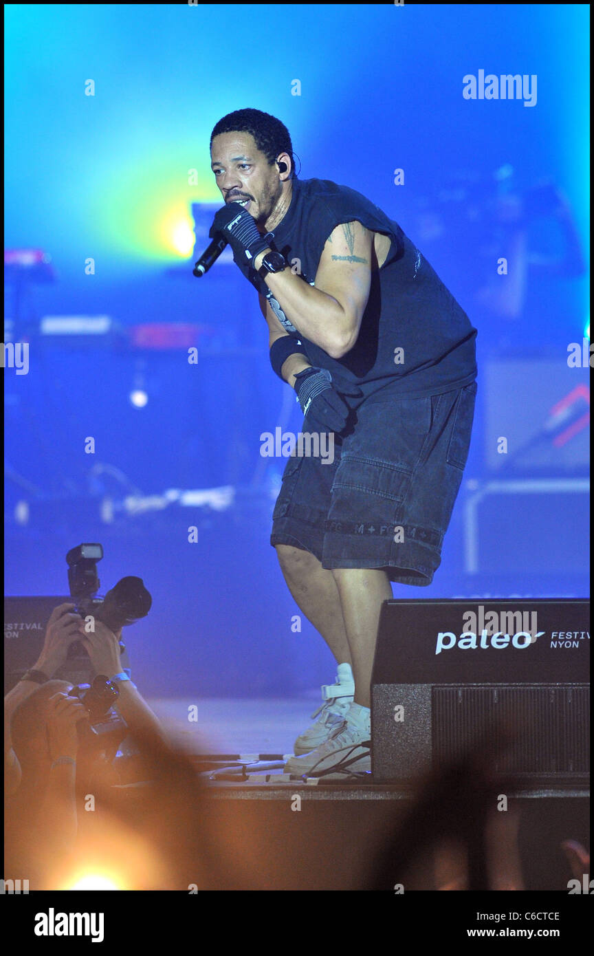 Joeystarr French hip hop group NTM performing live in concert at the ...