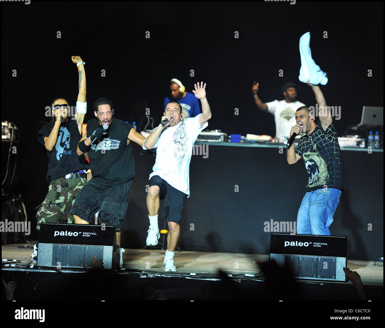 Joeystarr and Kool Shen French hip hop group NTM performing live in ...