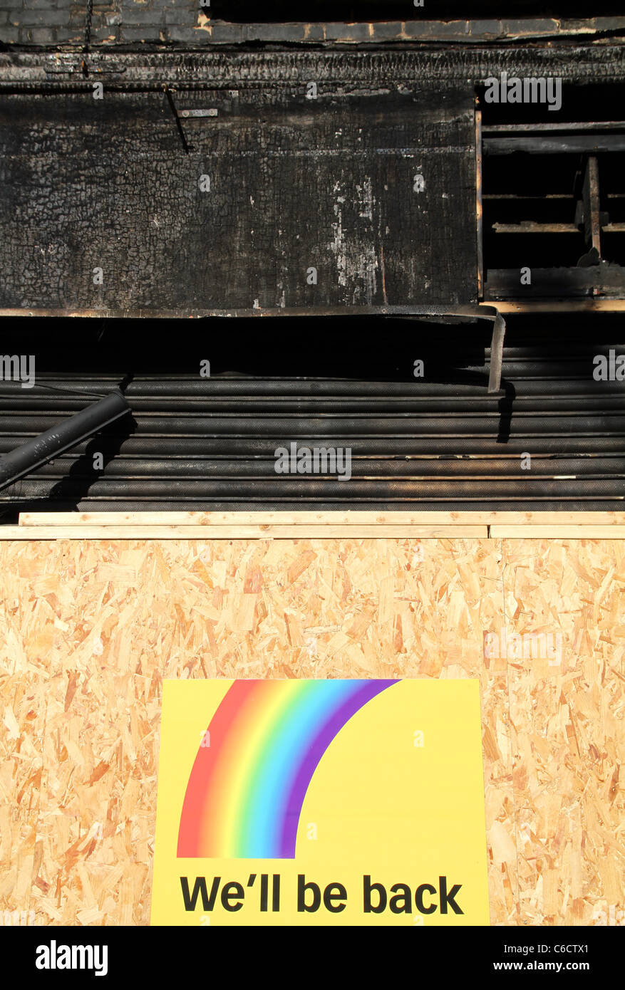 Damage to shops, houses and property after riots and looting in Croydon ...