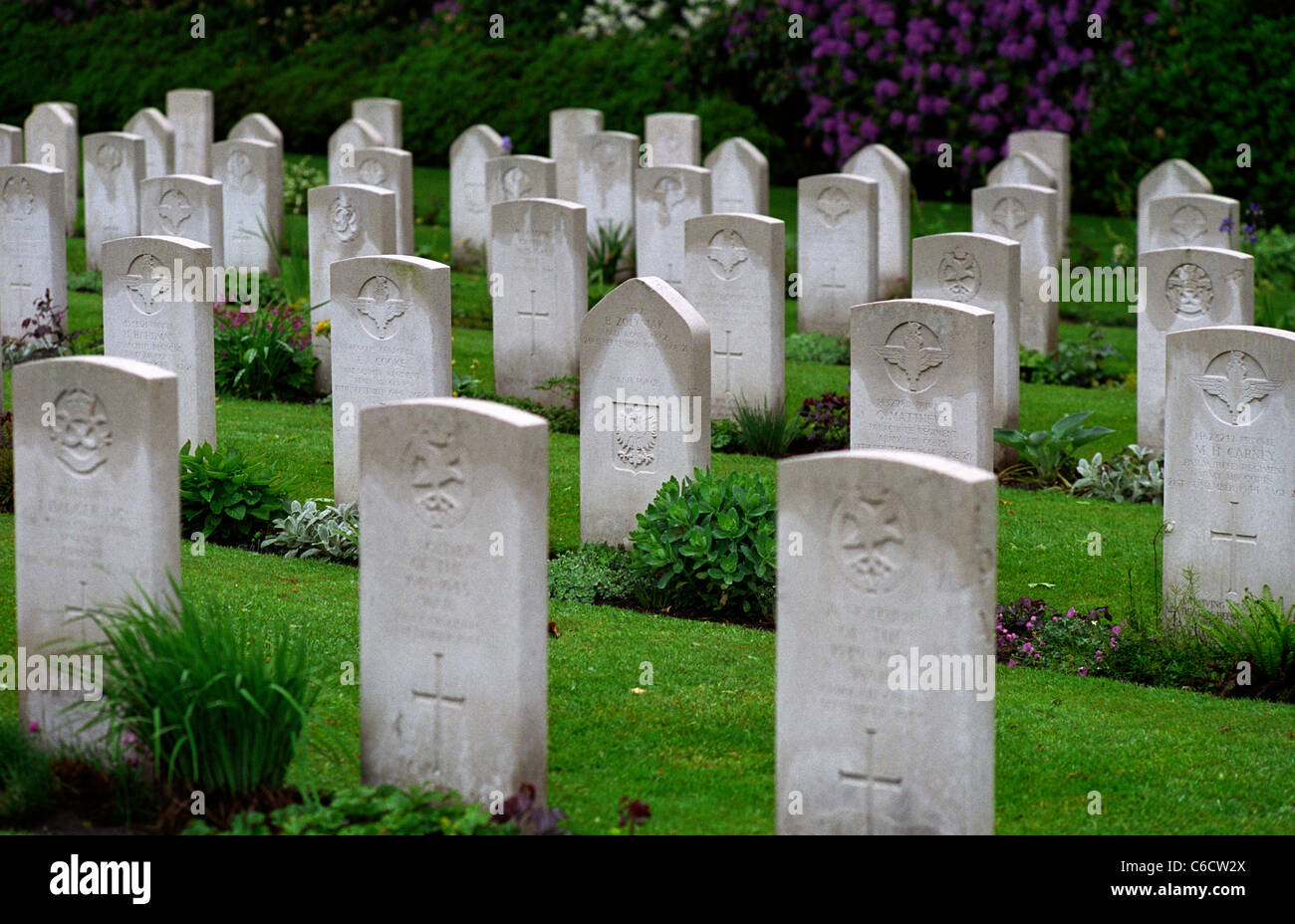 Arnhem Oosterbeek War Cemetery,Arnhem,Holland, maintained by the ...