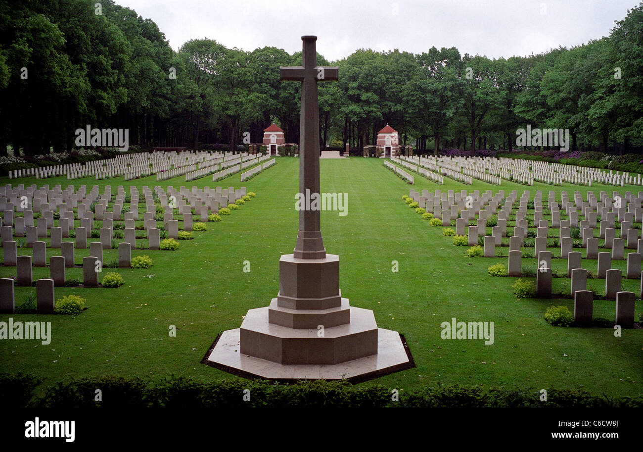 Arnhem Oosterbeek War Cemetery,Arnhem,Holland, maintained by the ...