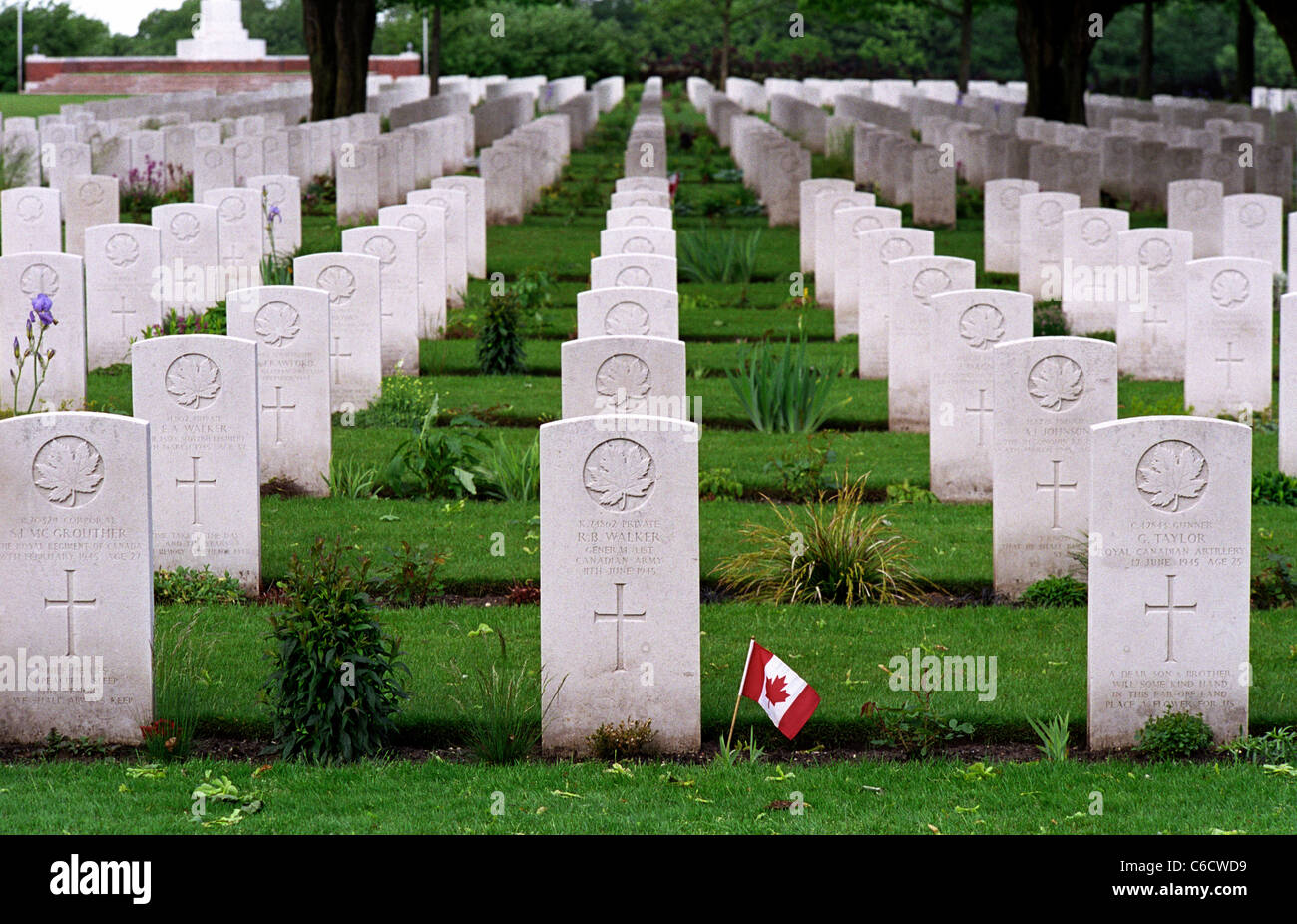 GROESBEEK CANADIAN CEMETERY AND MEMORIAL, HOLLAND Stock Photo - Alamy