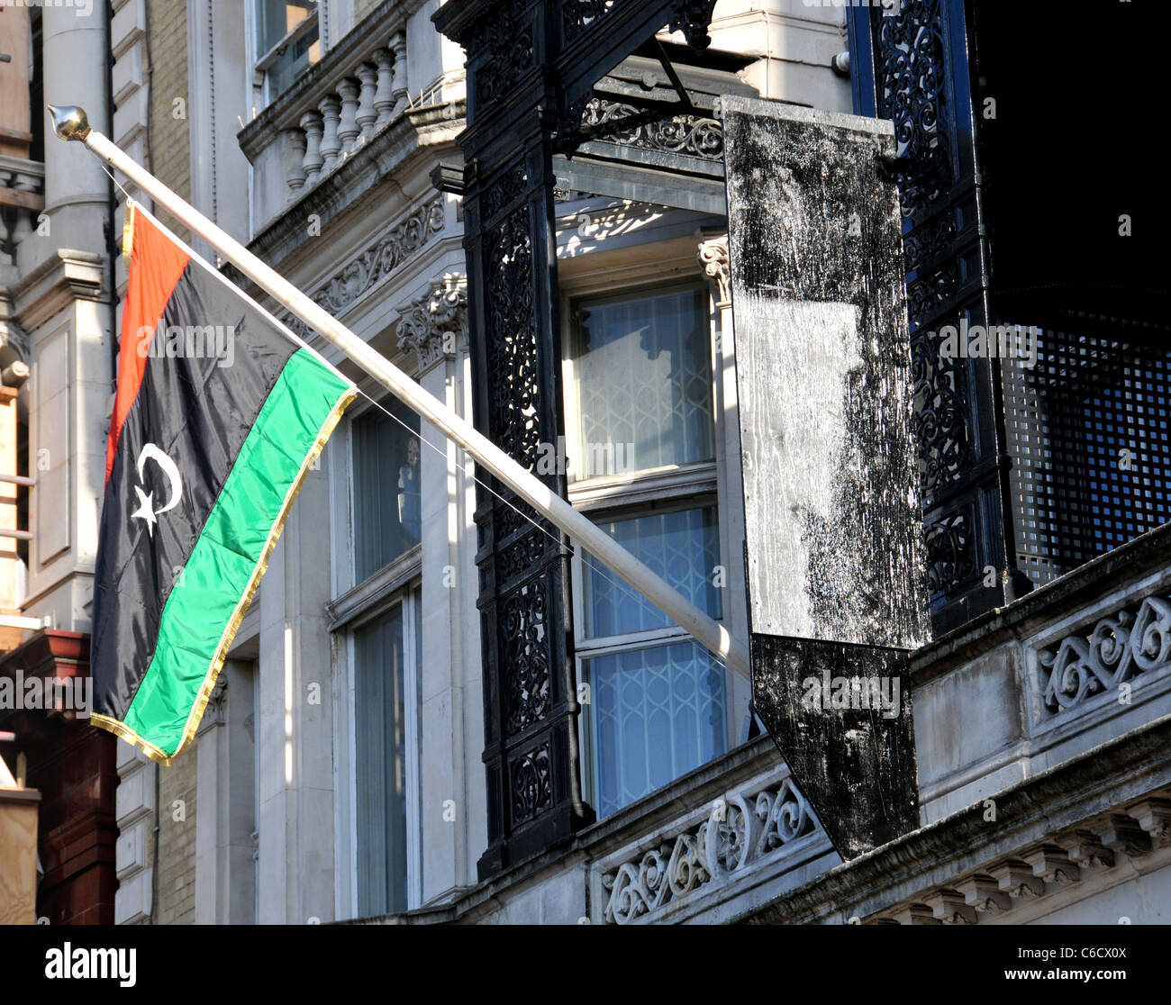 Rebel libyan flag hi-res stock photography and images - Alamy