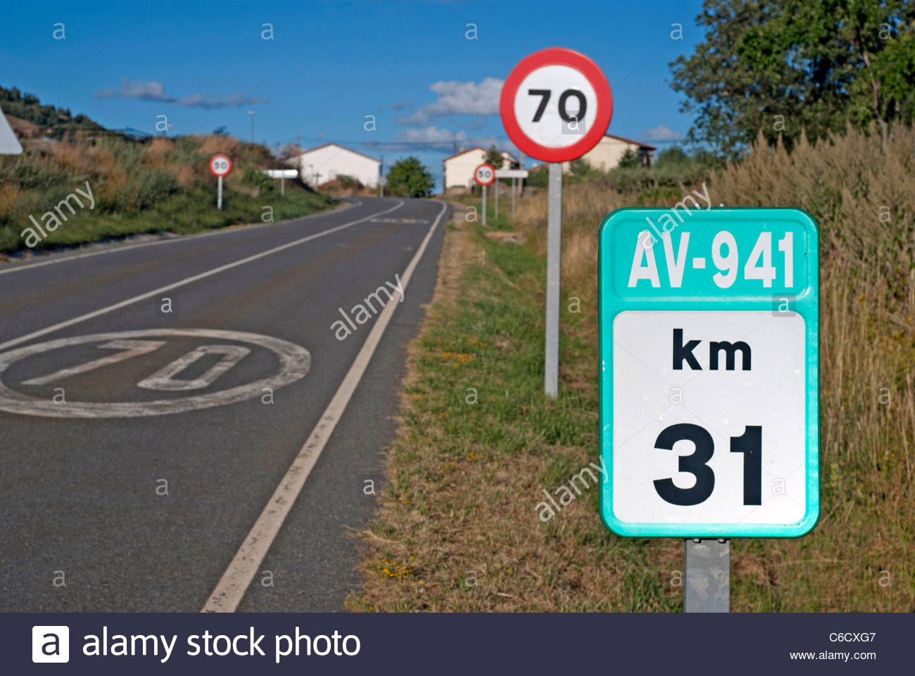 Kilometer Marker Stock Photos & Kilometer Marker Stock Images - Alamy
