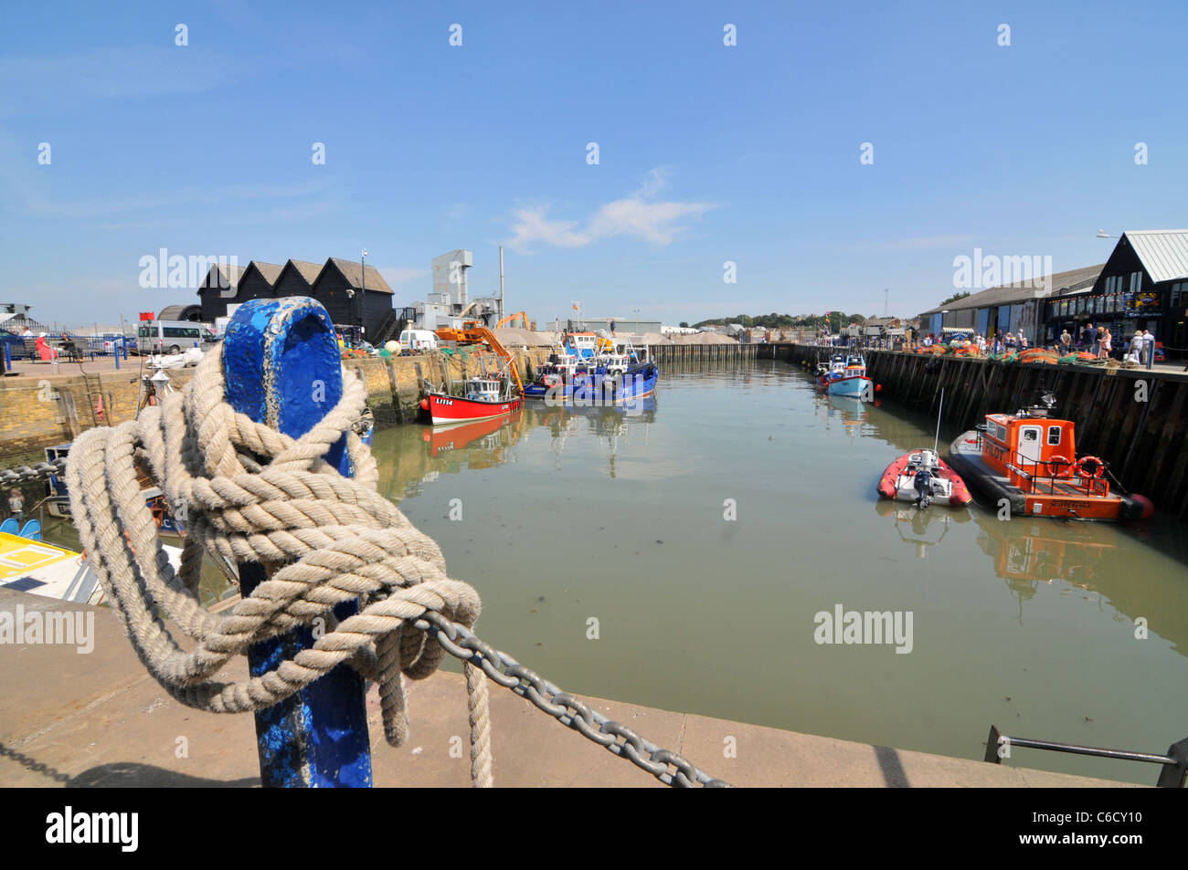 Whitstable Kent Seaside town beach oysters Stock Photo - Alamy