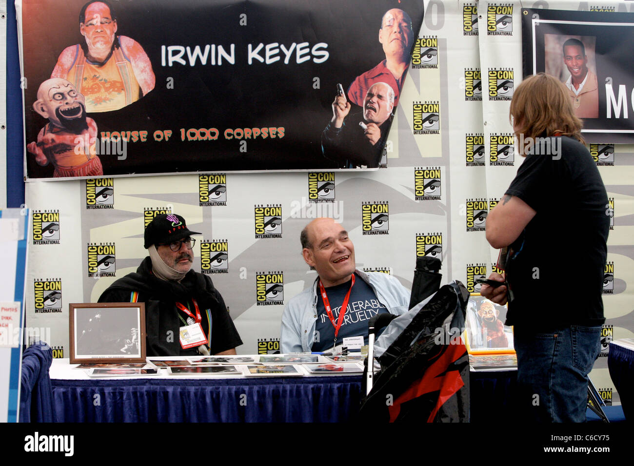 Irwin Keyes Comic Con 2010 held at the San Diego Convention Center ...