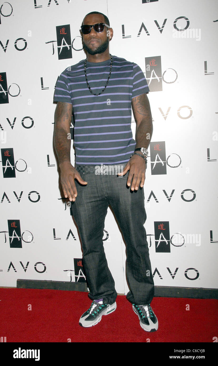 NBA player LeBron James hosts at TAO's nightclub Lavo Vegas in the ...