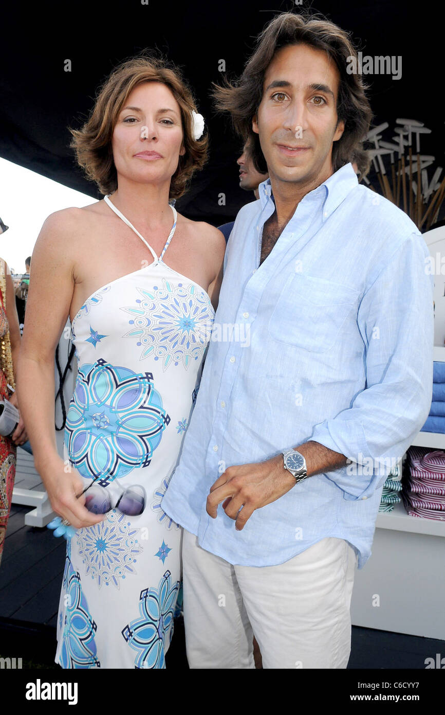 Luann De Lesseps and Jacques Alexander Azoulay opening day of the 2010 ...