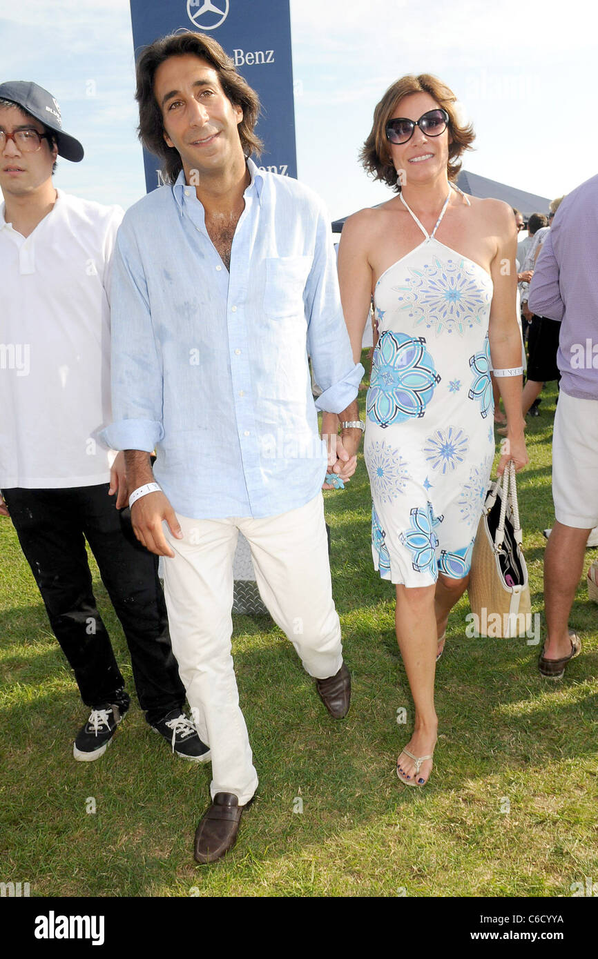 Jacques Alexander Azoulay and Luann De Lesseps opening day of the 2010 ...