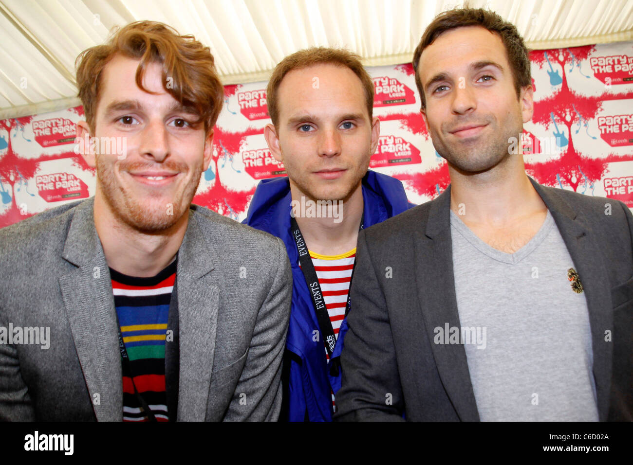 The Hoosiers Party in The Park 2010 - Backstage Leeds, England - 25.07. ...