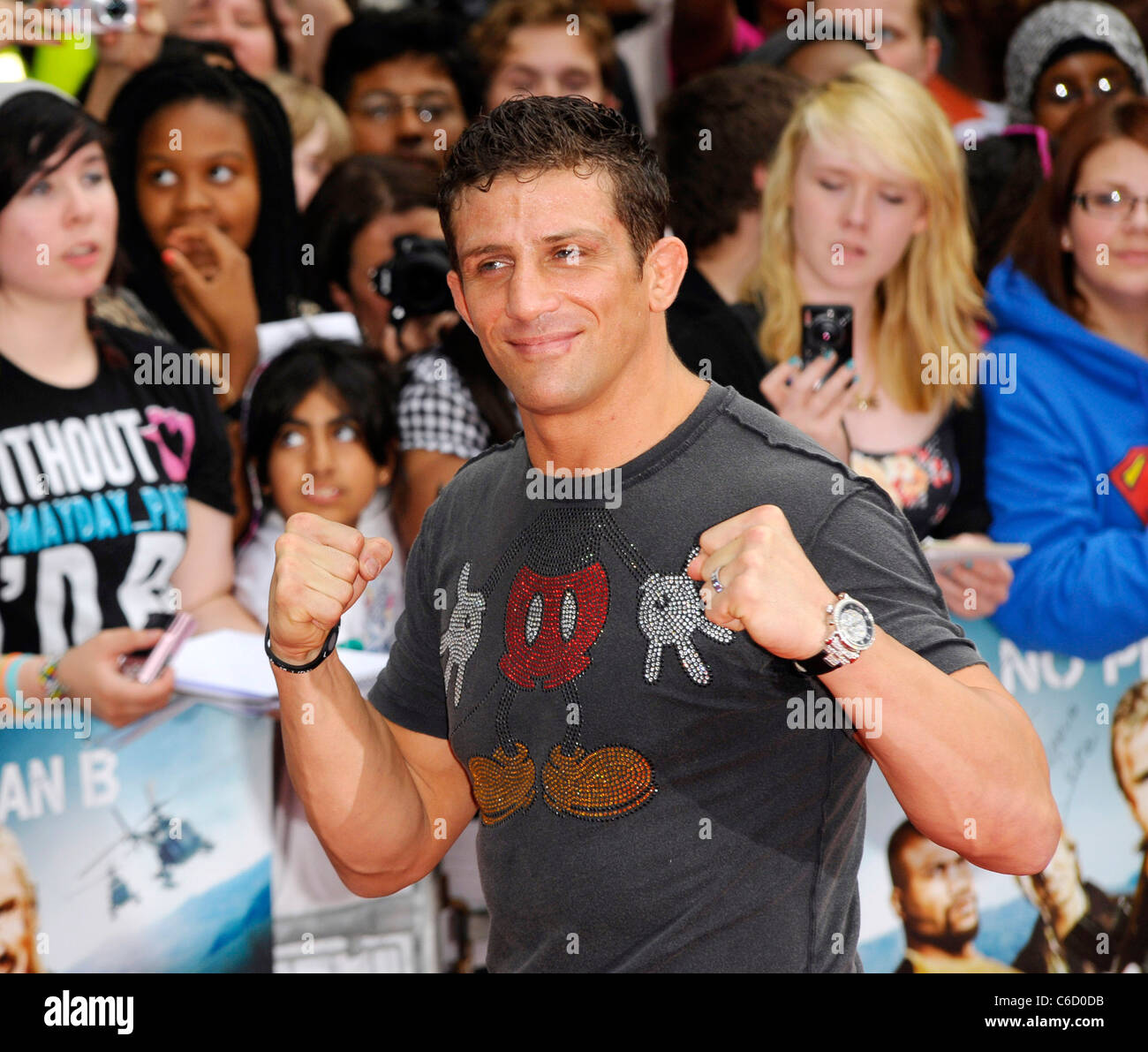 Alex Reid UK film premiere of 'The A- Team' held at the Empire ...
