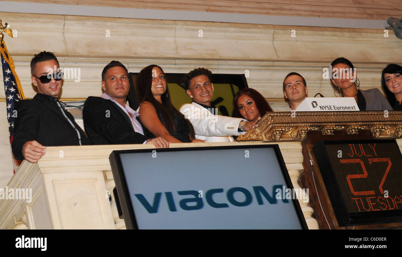 Vinny Guadagnino, Jenni 'J-WOW' Farley, Nicole 'Snooki' Polizzi, Paul ...
