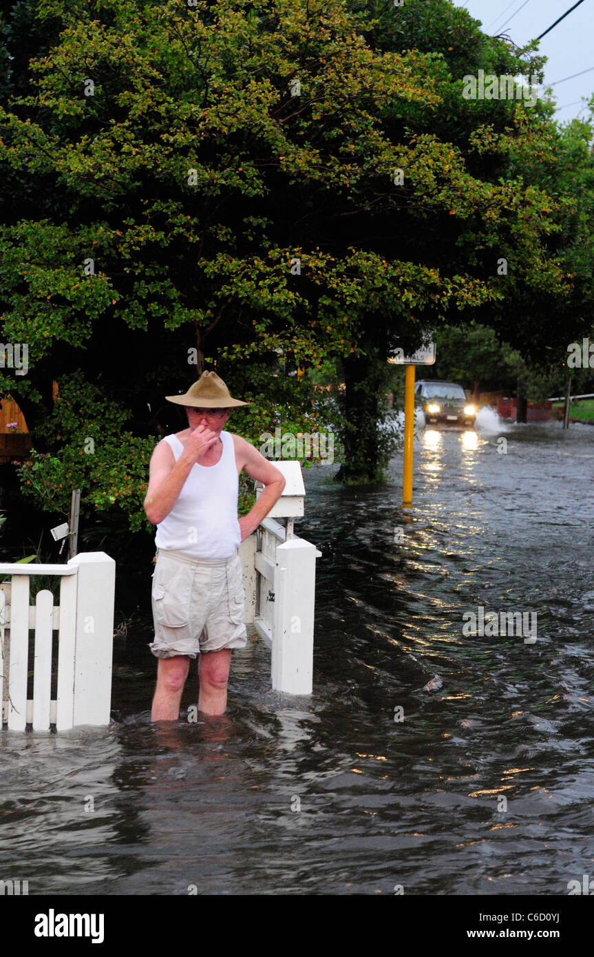 Flash flooding in the south-eastern suburbs of Melbourne, Australia in ...