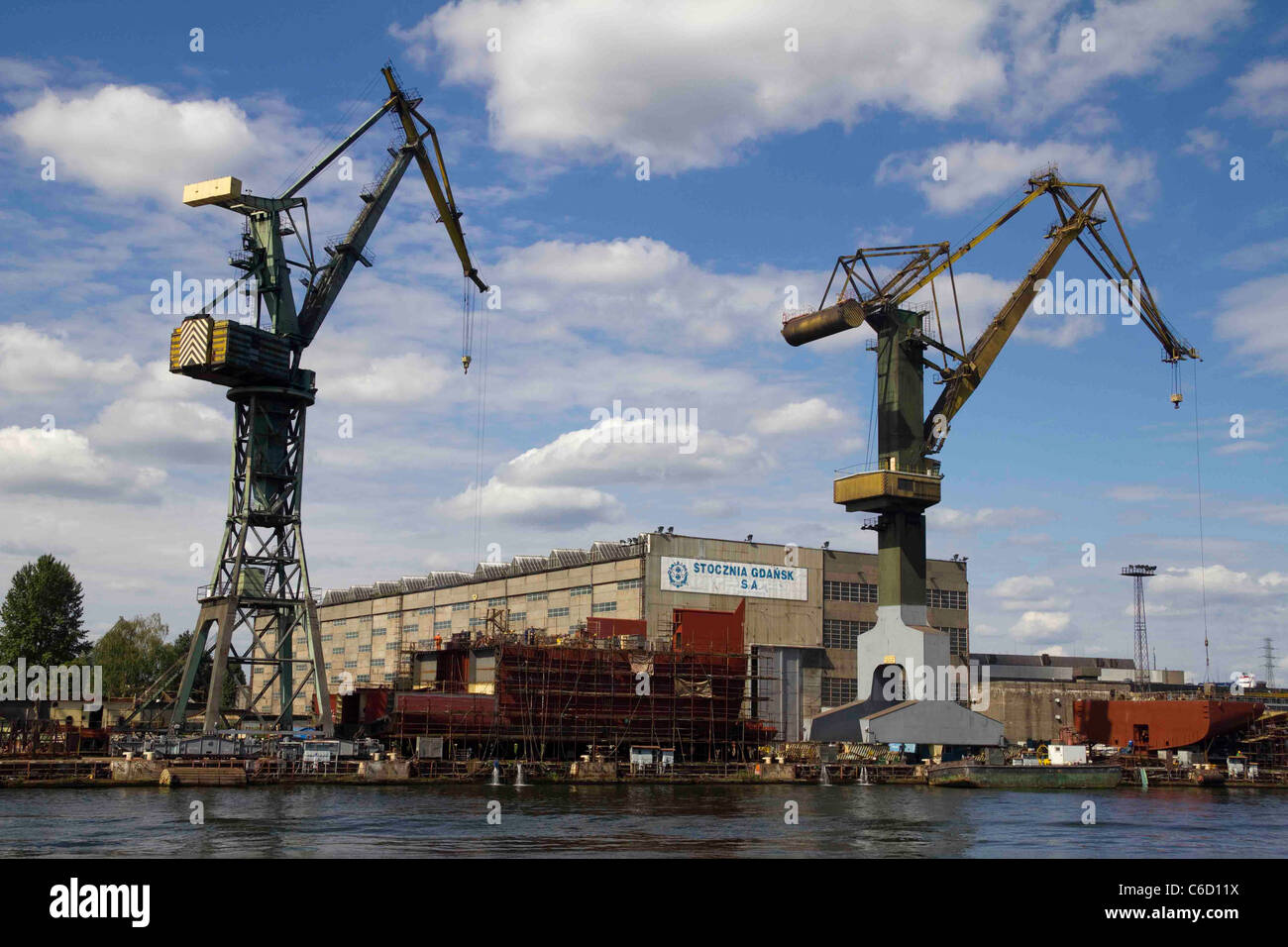 Famous dockyard historical ship refitting industry harbour shipyard ...