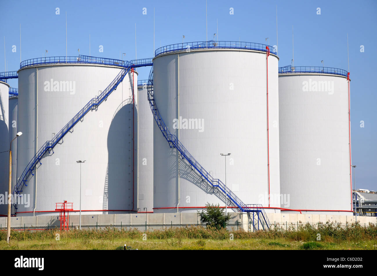 White fuel tanks hi-res stock photography and images - Alamy
