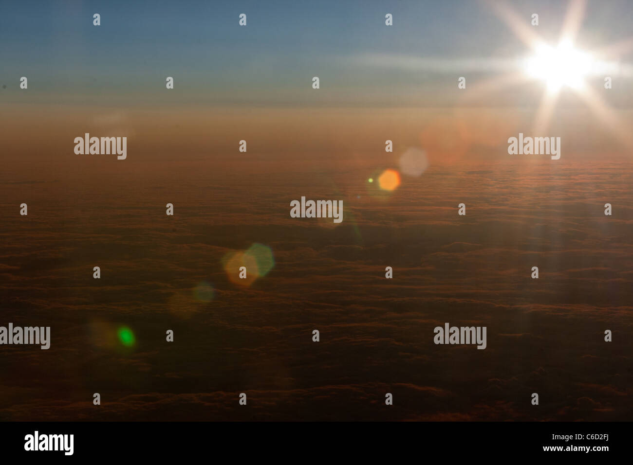 Sun above the clouds Stock Photo - Alamy