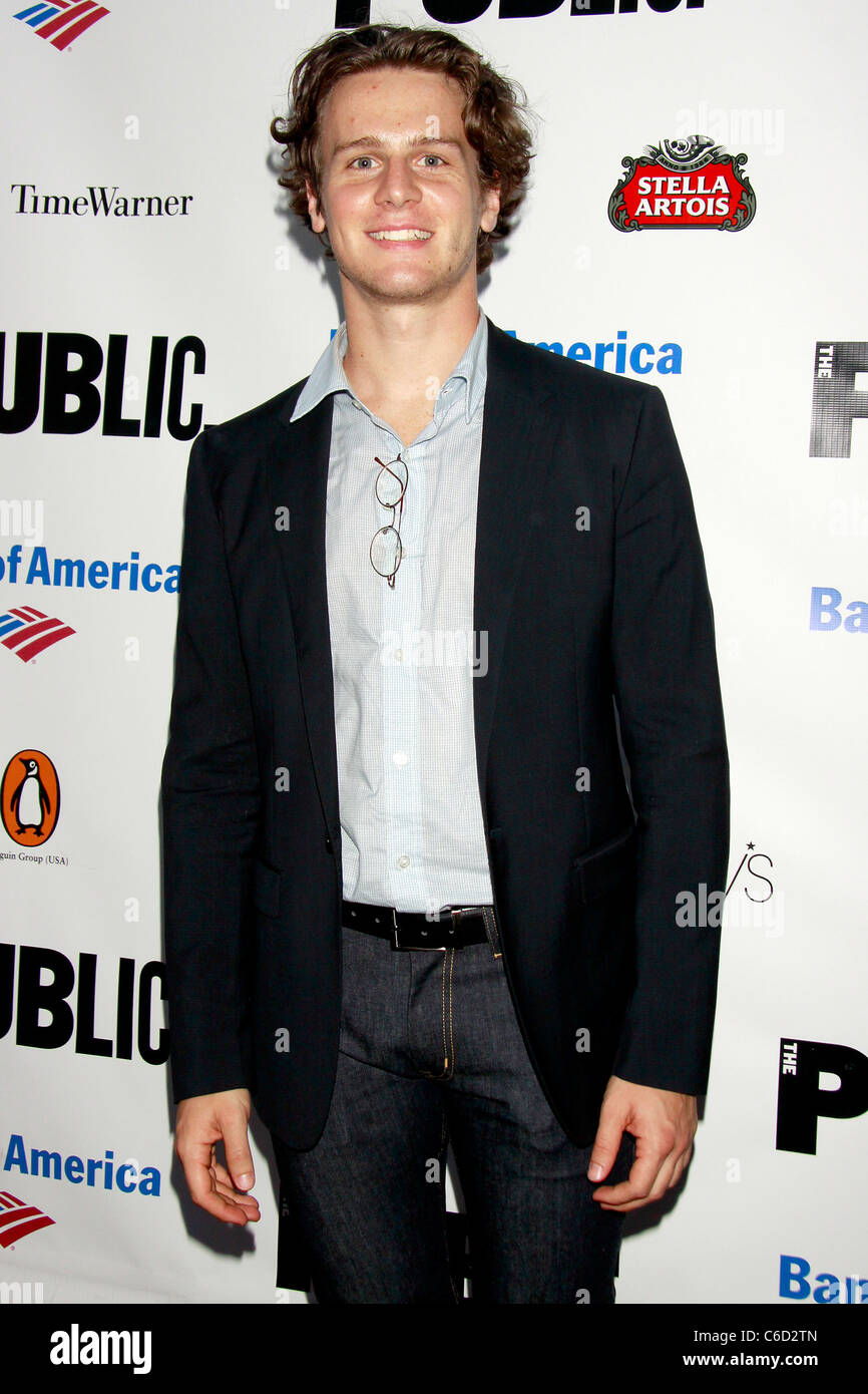 Jonathan Groff from Glee The Public Theater's Annual Gala featuring a ...