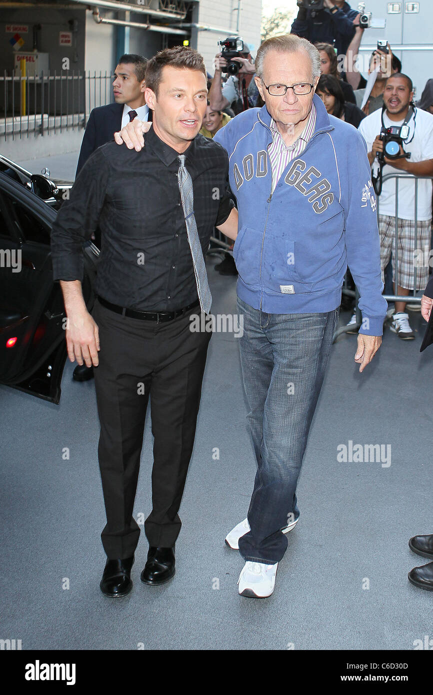 Ryan Seacrest and Larry King Celebrities raise money for 'Larry King ...