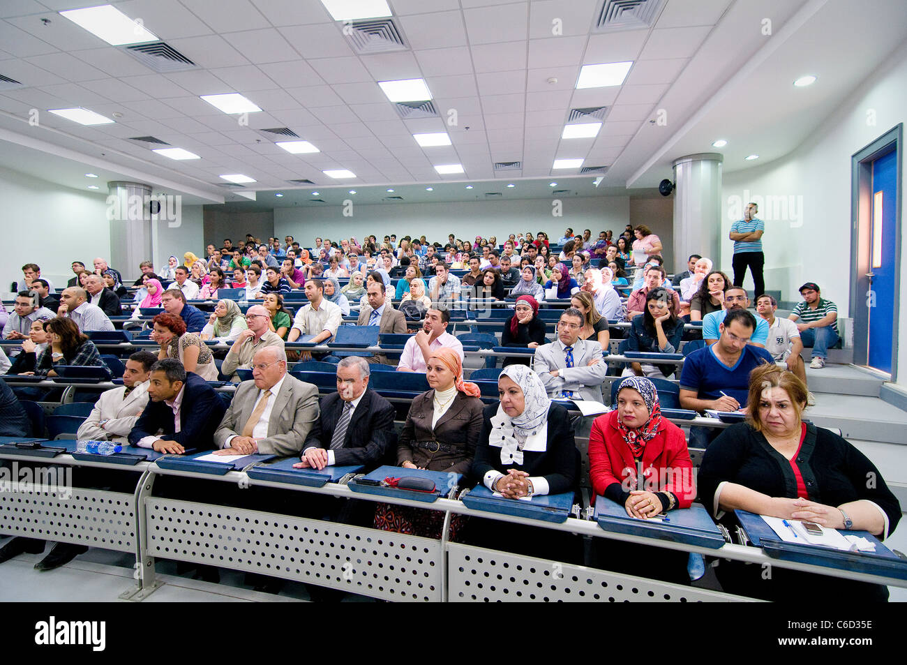EGYPT, CAIRO: Students at the private and elite German University in ...