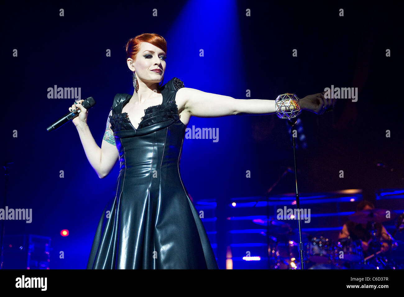 Ana Matronic Scissor Sisters performing live at Brixton Academy London ...