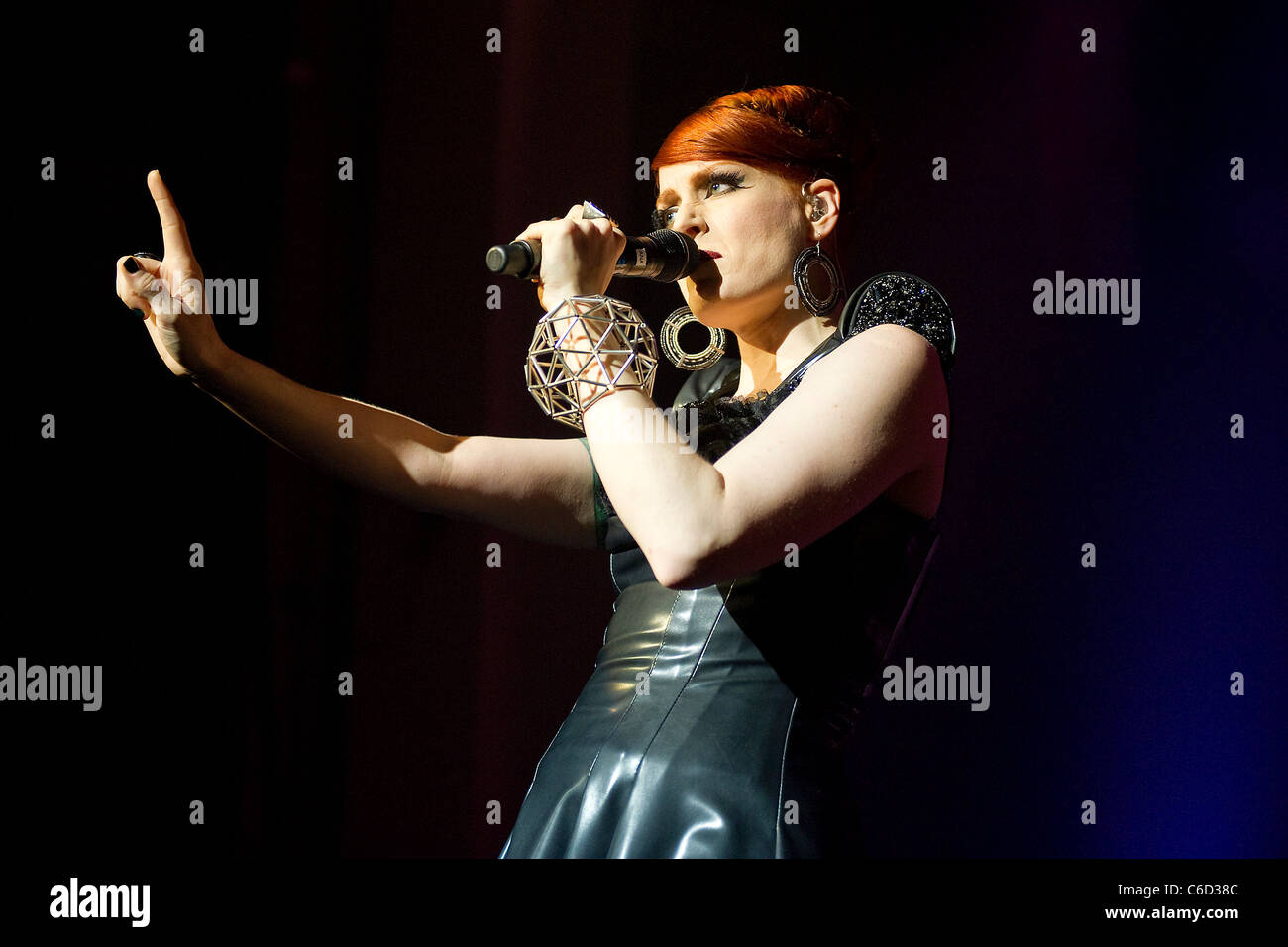 Ana Matronic Scissor Sisters performing live at Brixton Academy London ...
