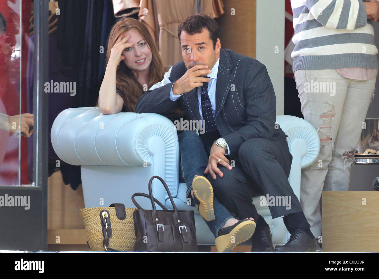 Jeremy Piven on the film set of HBO's 'Entourage' filming on Rodeo ...