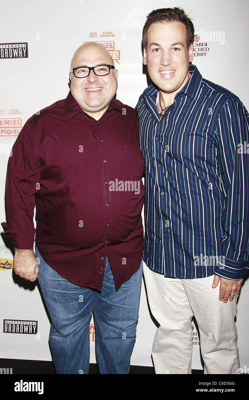 Frank DeCaro and Jim Colucci CD release party for the new Broadway cast ...