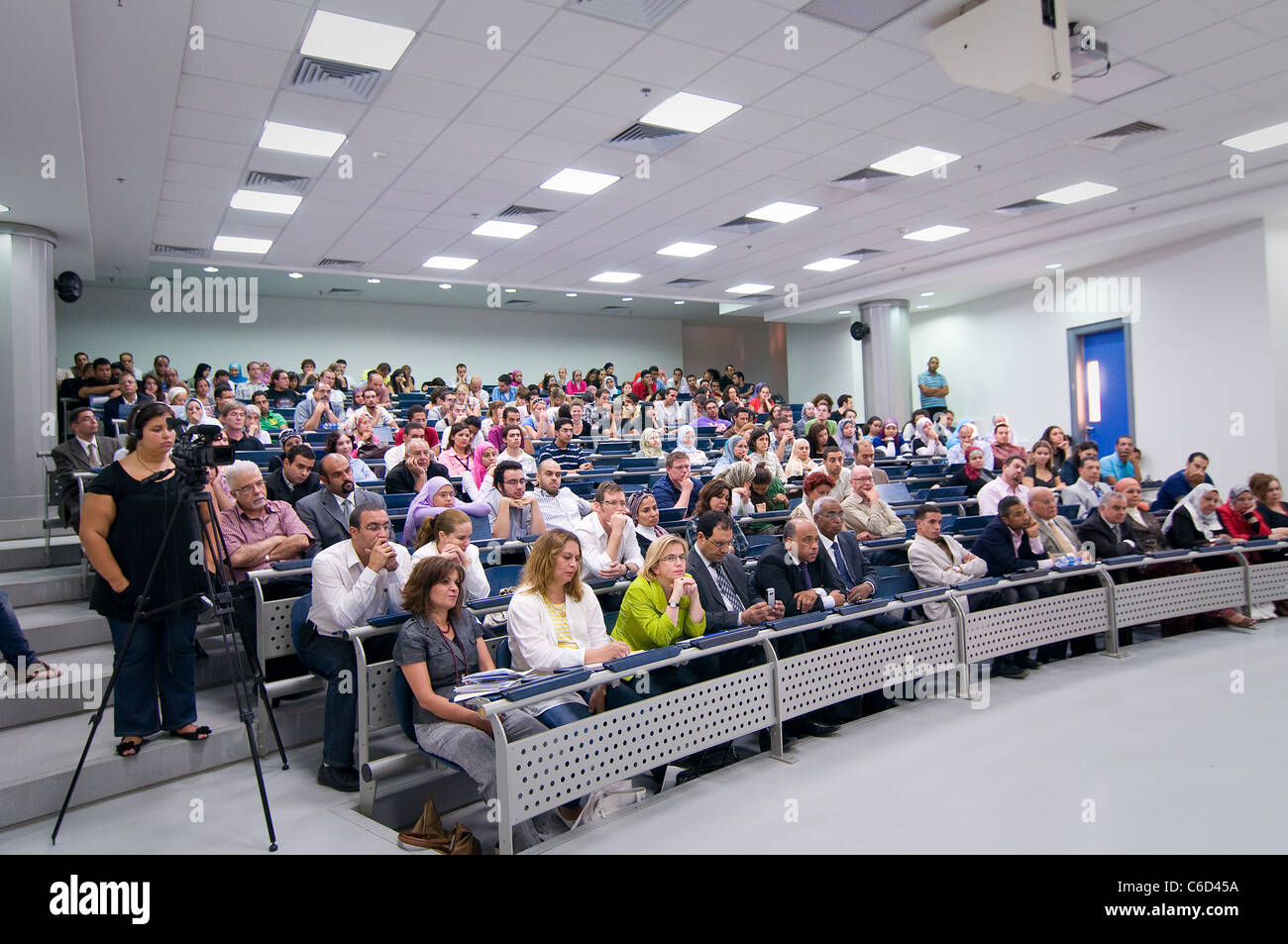 EGYPT, CAIRO: Students at the private and elite German University in ...