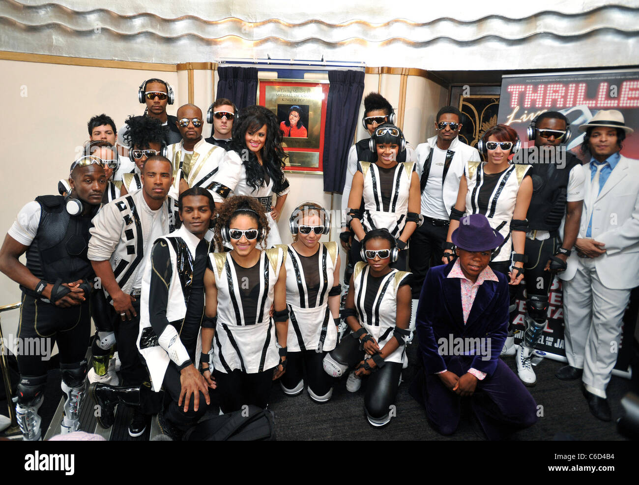 The unveiling of a Michael Jackson plaque at the Lyric Theatre to ...