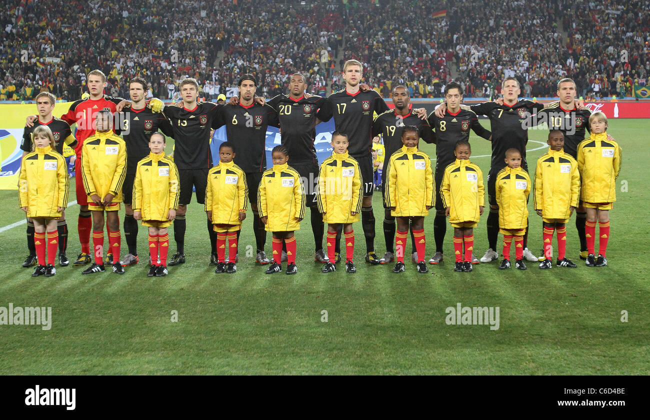 The Germany starting 11 FIFA World Cup 2010 - Germany v Ghana (1-0 ...