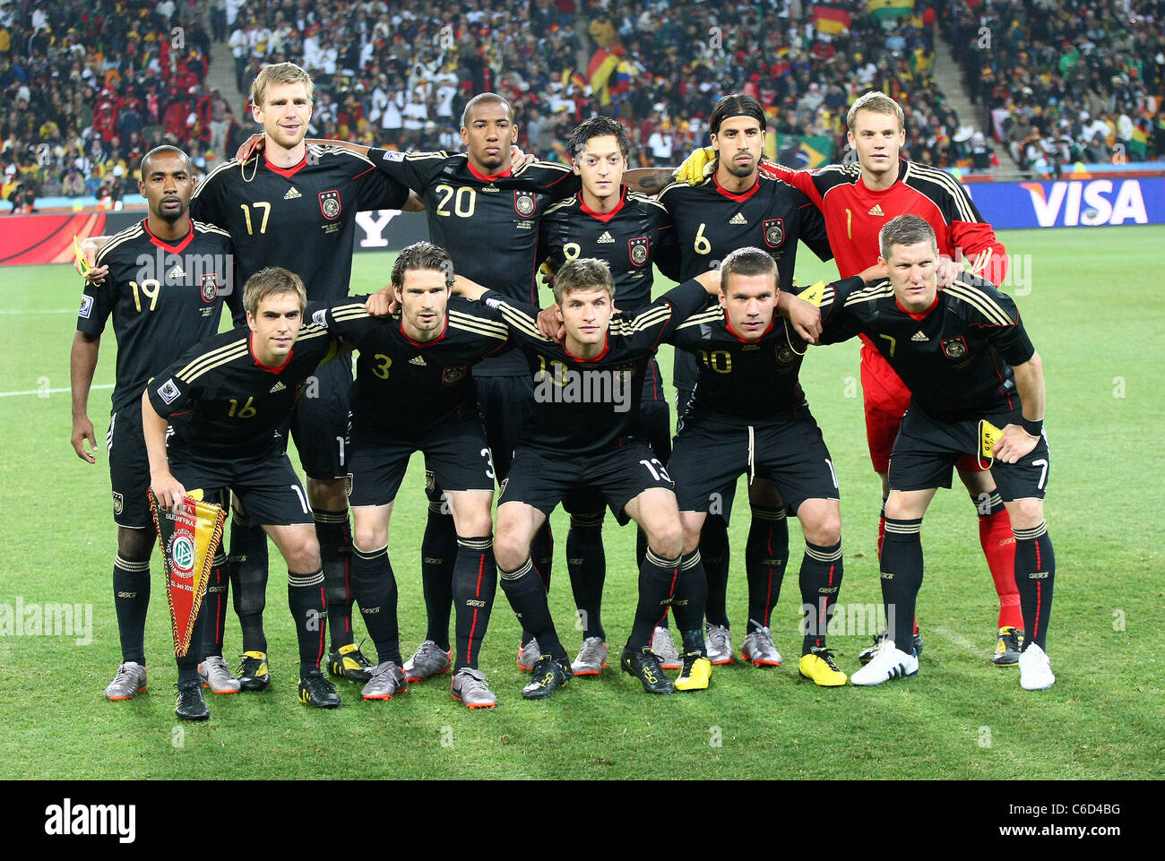 The Germany starting 11 FIFA World Cup 2010 - Germany v Ghana (1-0 ...