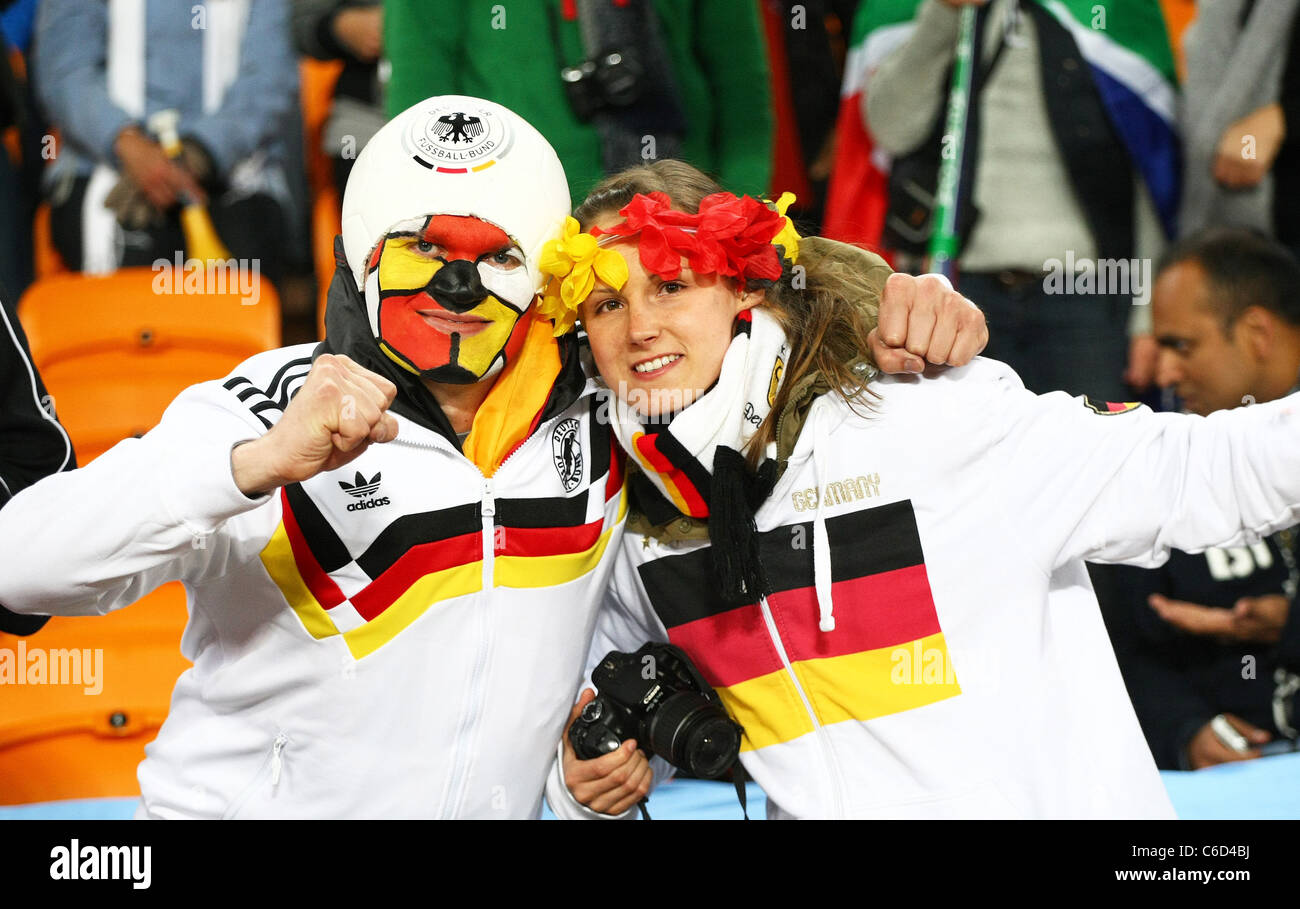 German fans FIFA World Cup 2010 - Germany v Ghana (1-0) - Soccer City ...