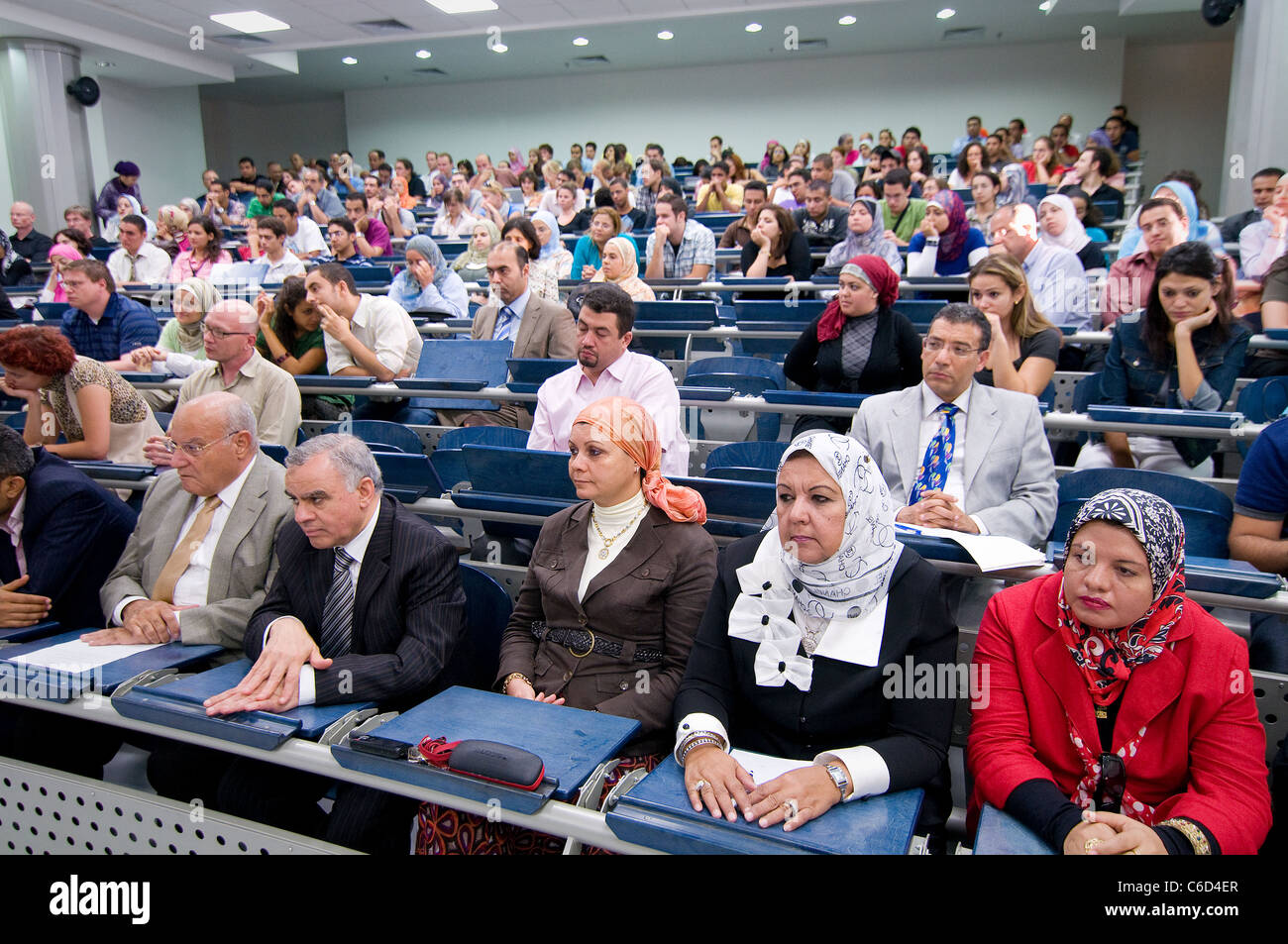 EGYPT, CAIRO: Students at the private and elite German University in ...