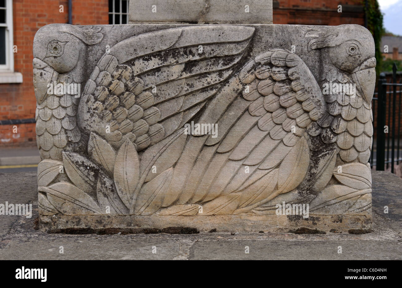 Base of village cross, Mountsorrel, Leicestershire, England, UK Stock ...