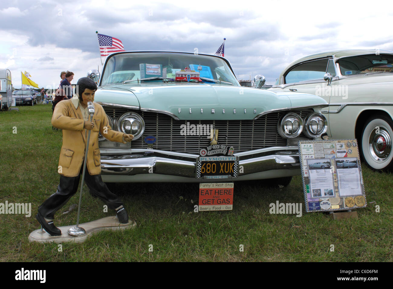 1950s Plymouth at White Waltham Retro Festival Classic Car Rally 2011 ...