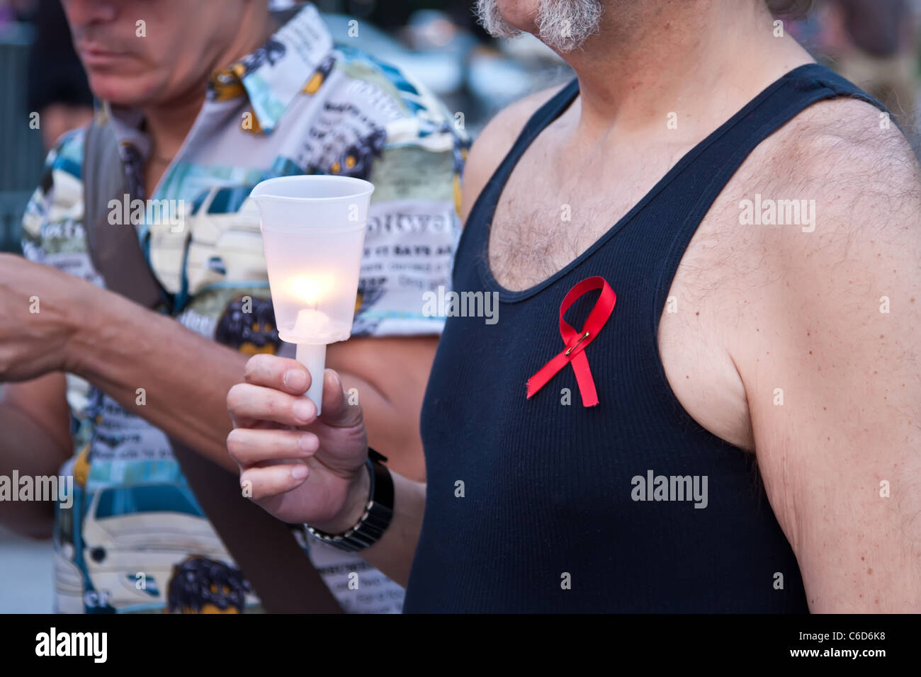 Aids candlelight memorial hi-res stock photography and images - Alamy