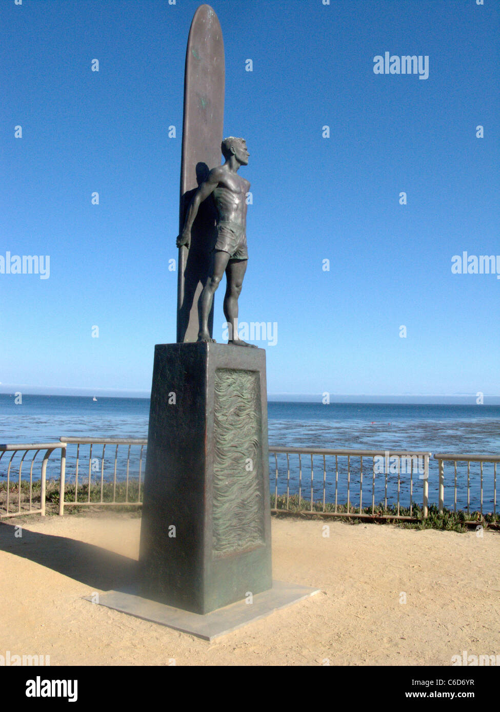 Santa cruz california surf statue hi-res stock photography and images ...