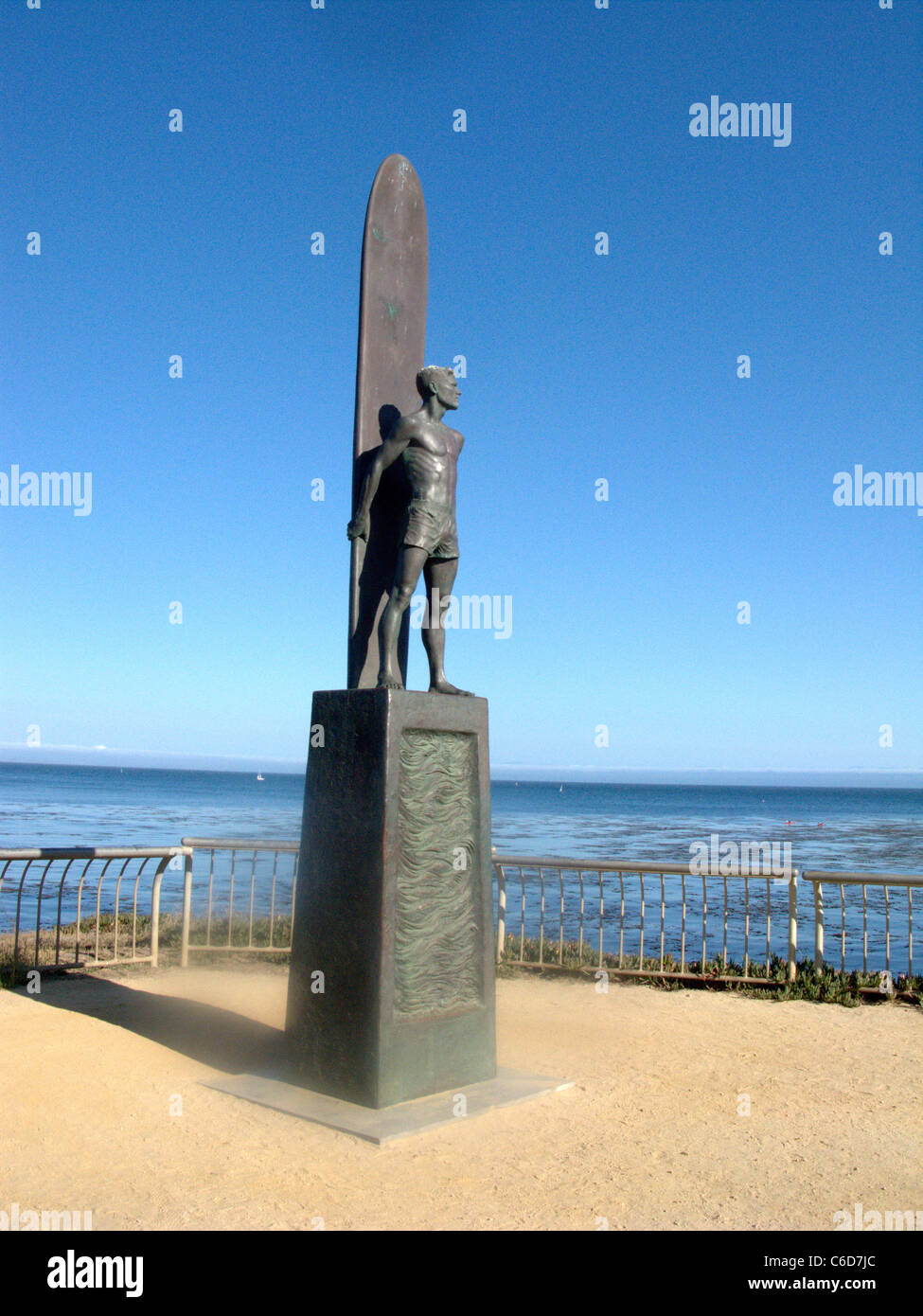 Santa cruz california surf statue hi-res stock photography and images ...