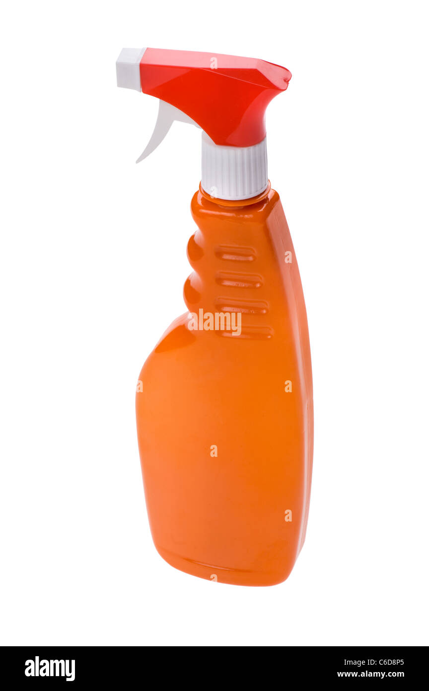 object on white - plastic bottle close up Stock Photo - Alamy