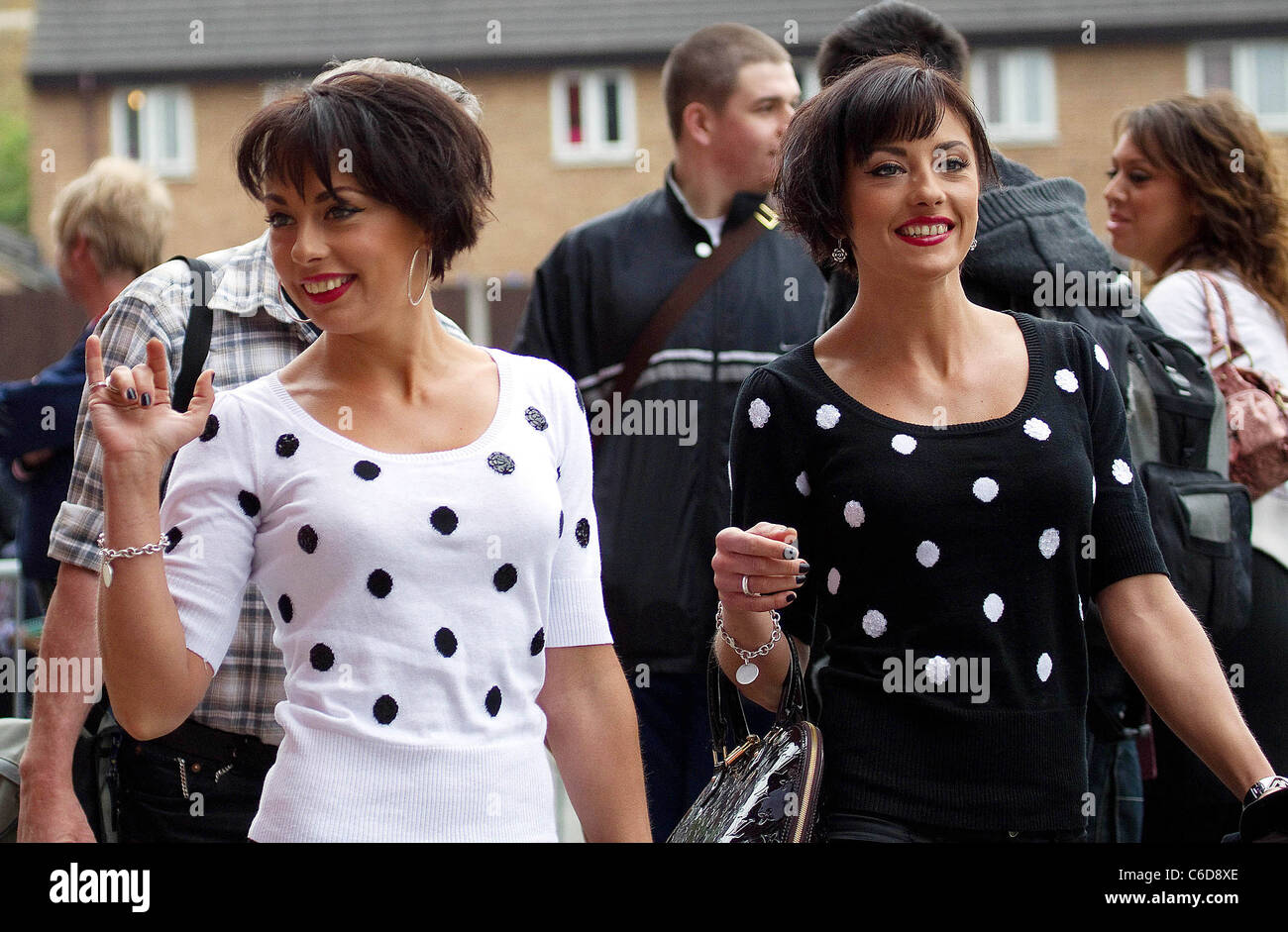 The Cheeky Girls - Gabriela Irimia and Monica Irimia Celebrity Soccer ...