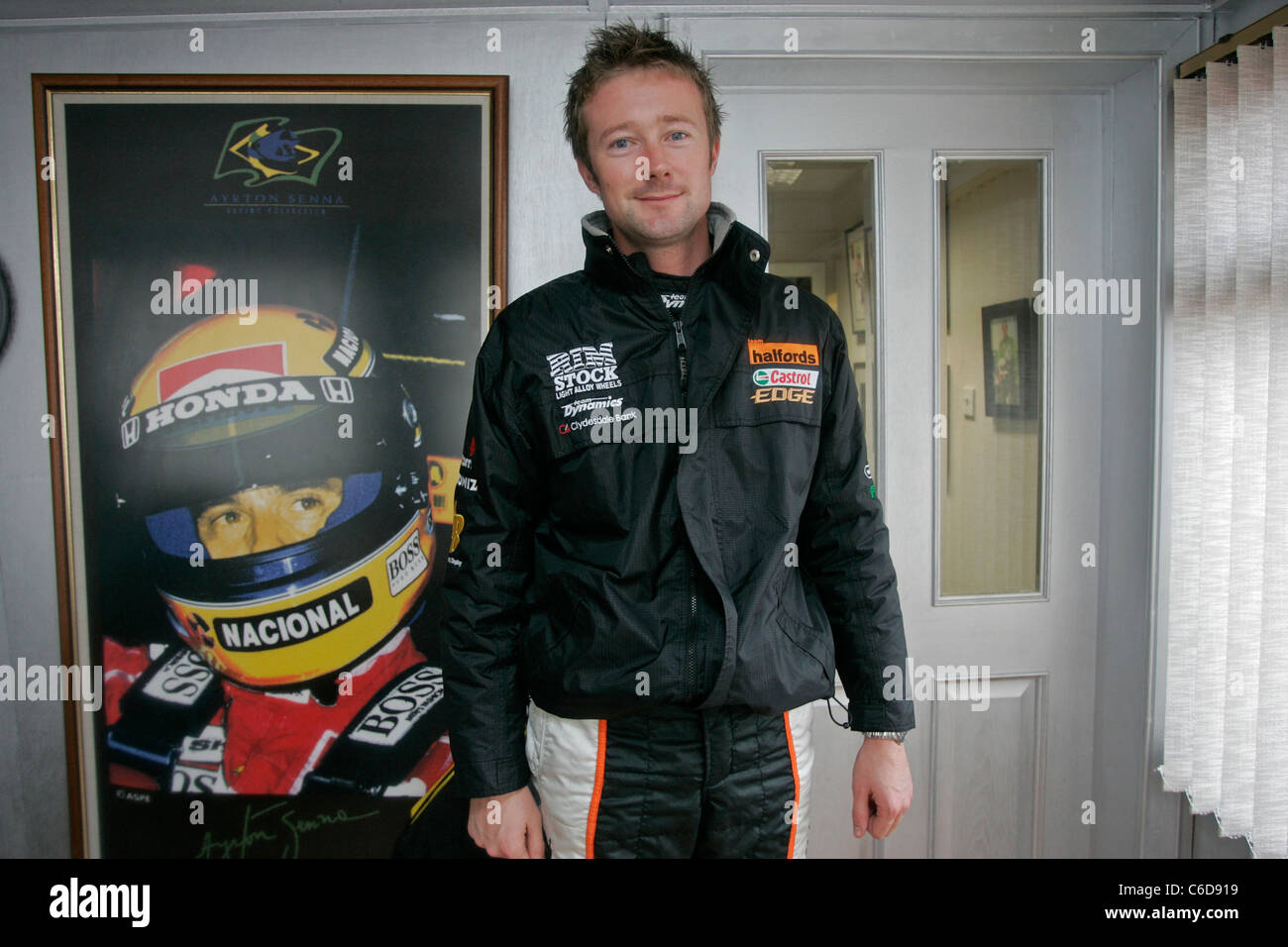 Gordon Shedden, British Touring Car racing driver at Knockhill Racing ...