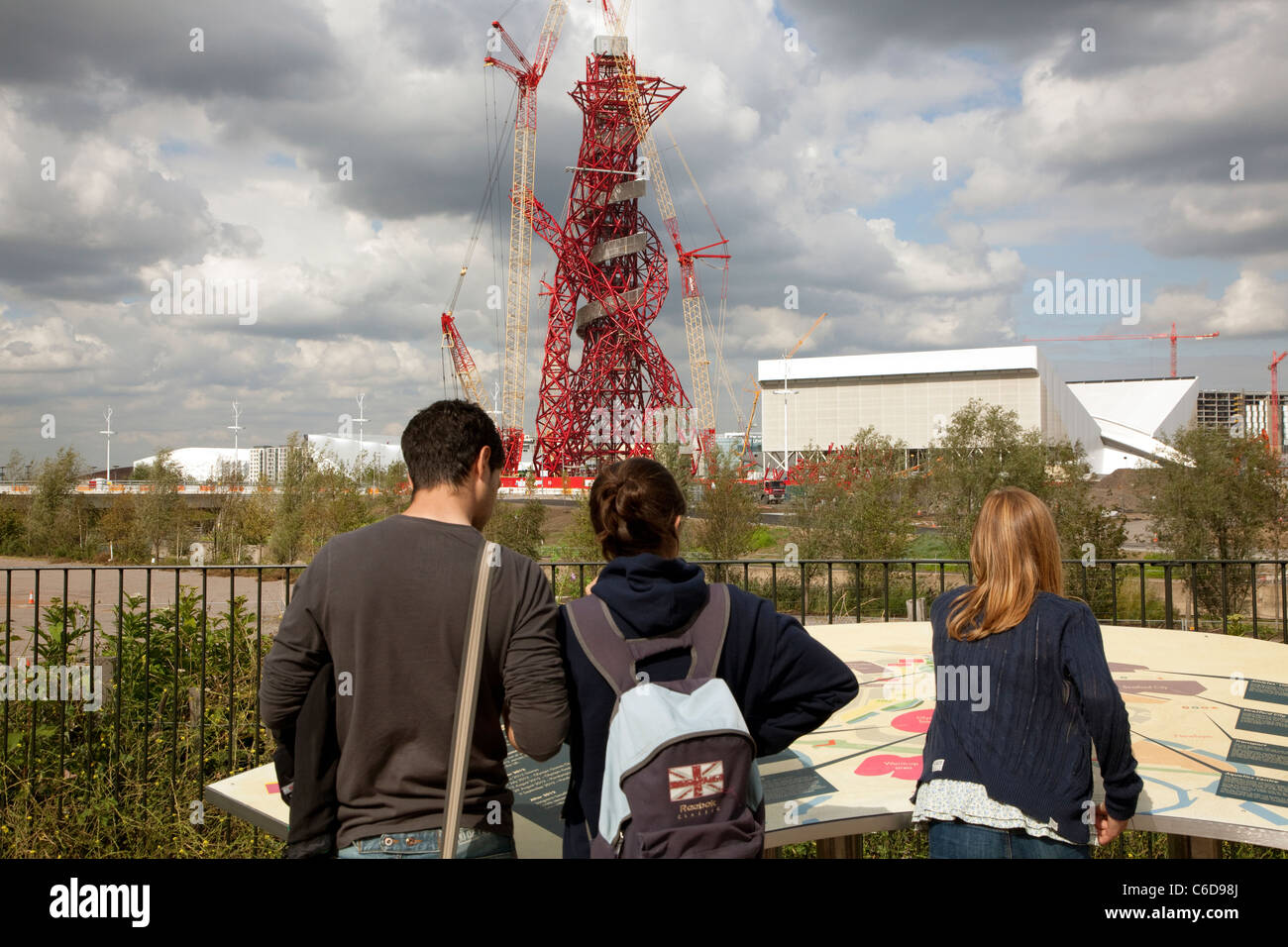 ArcelorMittal Orbit Tower by Olympic Stadium, London nears completion ...