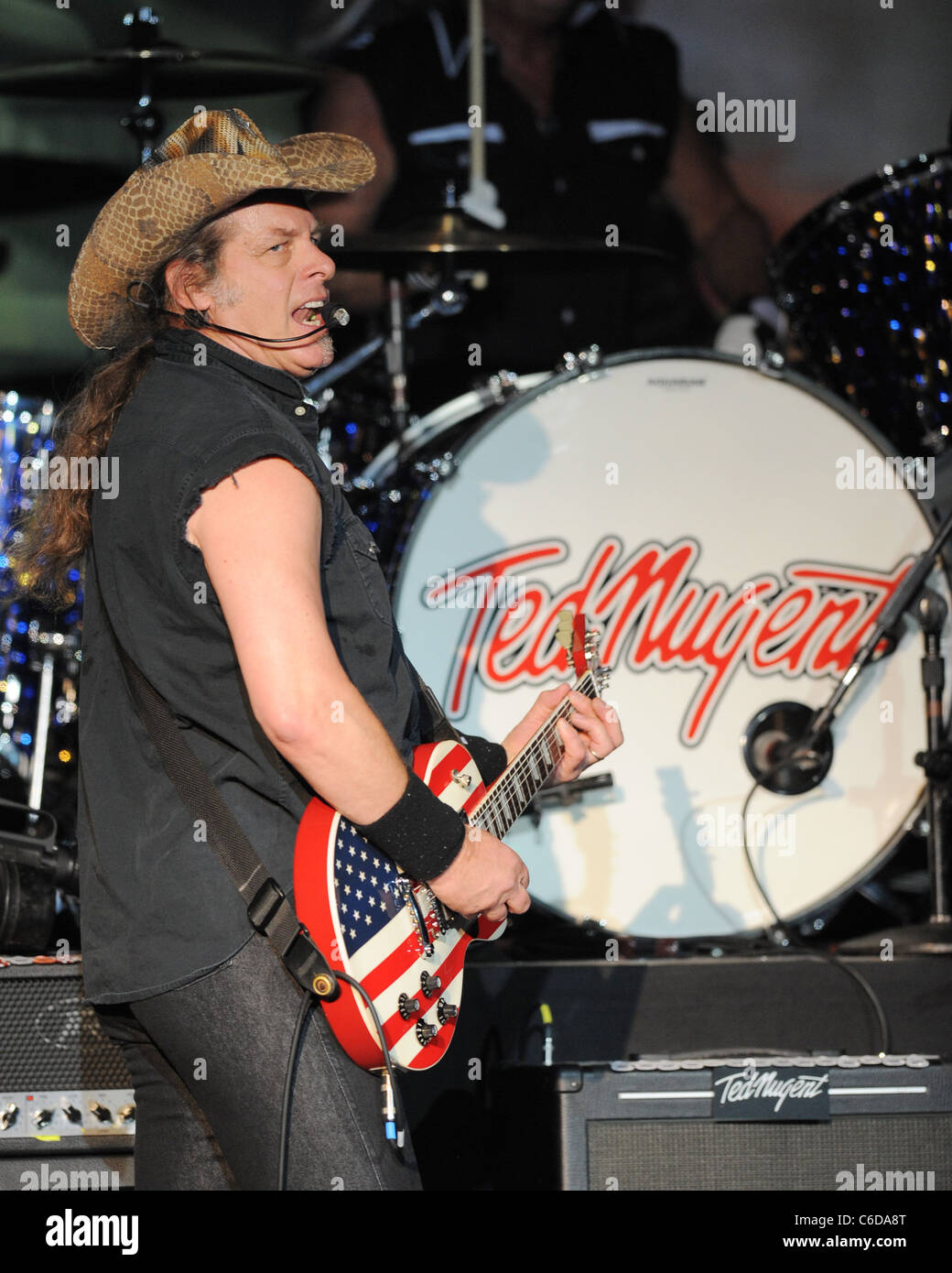 Ted nugent performs during trample hi-res stock photography and images ...