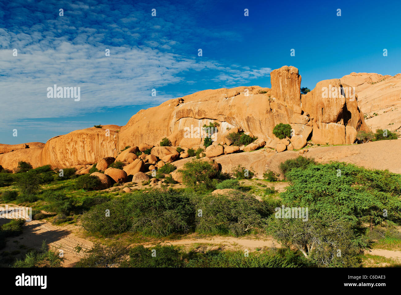 Spitzkoppe, mountain landscape of granite rocks, Matterhorn of Namibia ...