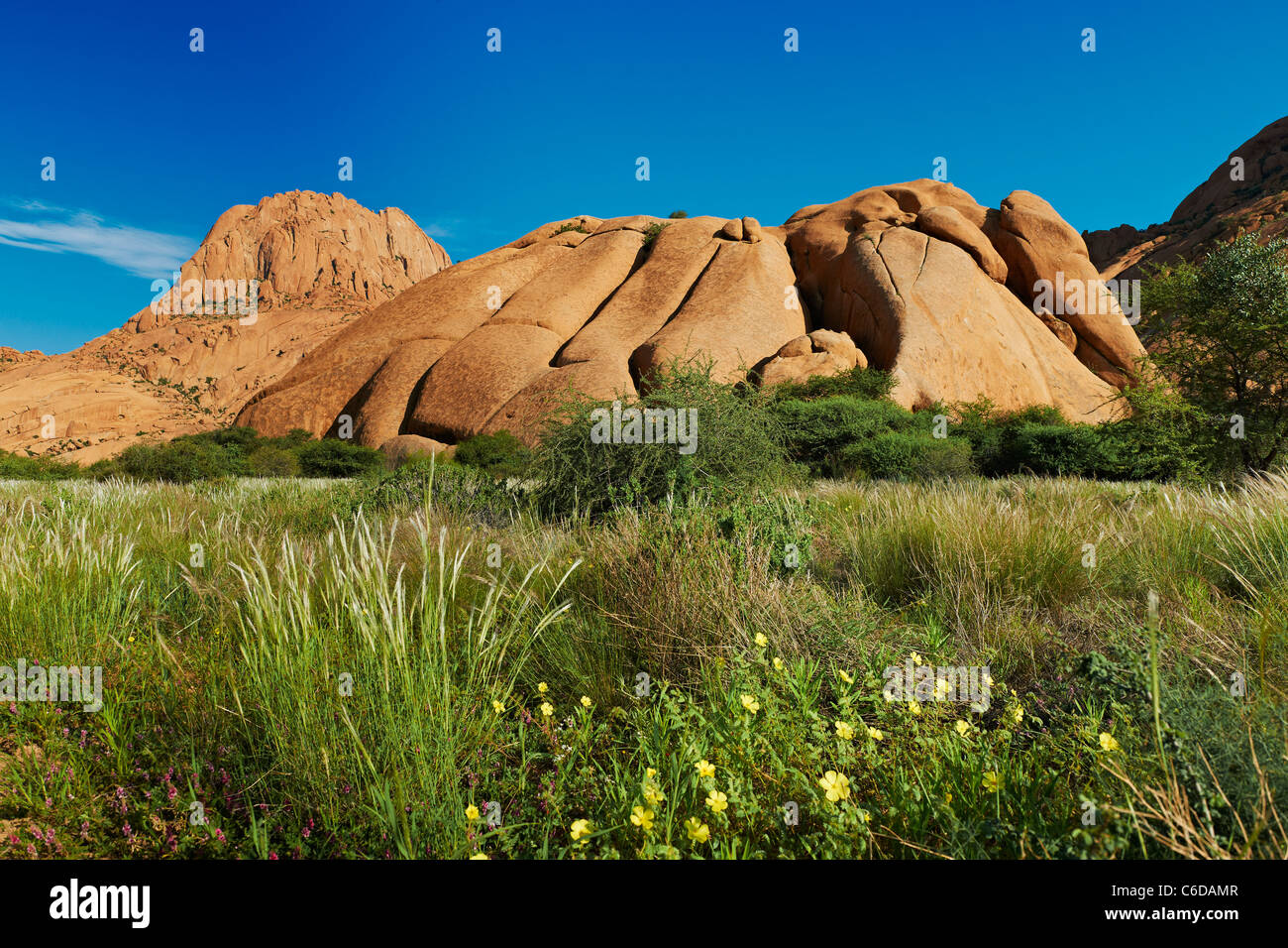 Spitzkoppe, mountain landscape of granite rocks, Matterhorn of Namibia ...