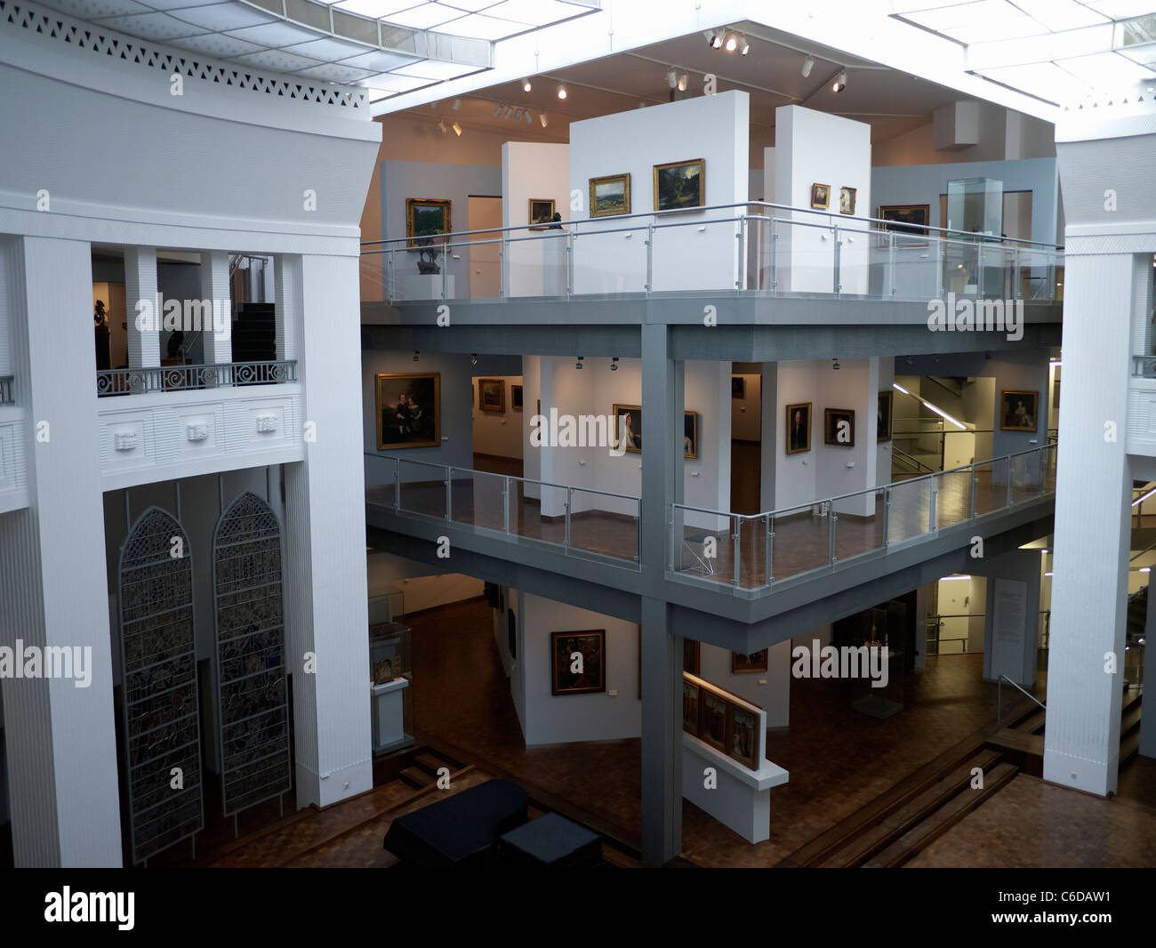 Interior of Museum für Kunst und Kulturgeschichte or Museum of Art and ...