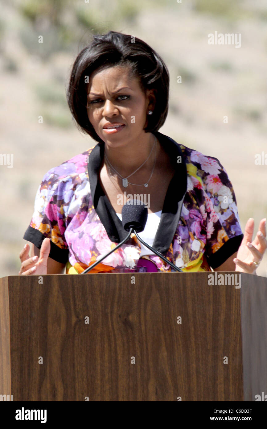 First Lady Michelle Obama launches 'Let's Move Outside!' to promote ...