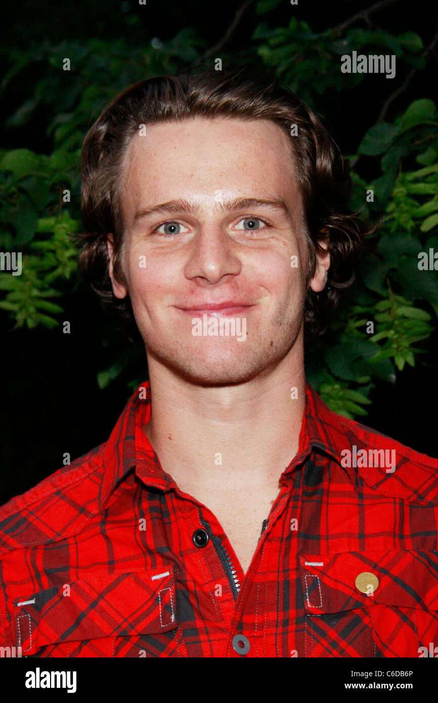 Jonathan Groff from the TV show Glee Opening night of The Public ...