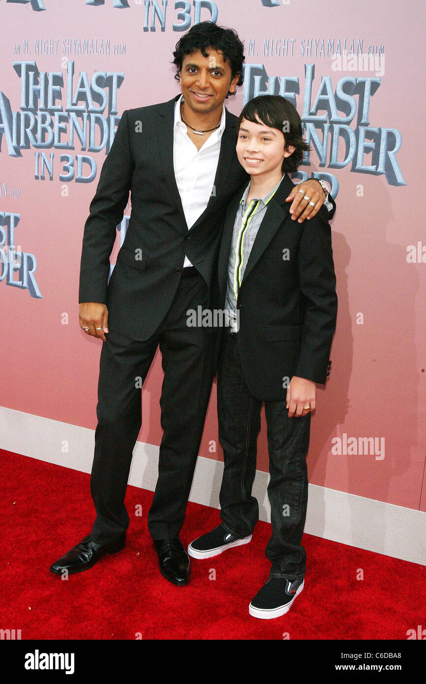 M Night Shyamalan Noah Ringer Premiere Of The Last Airbender At Lincoln Centers Alice Tully